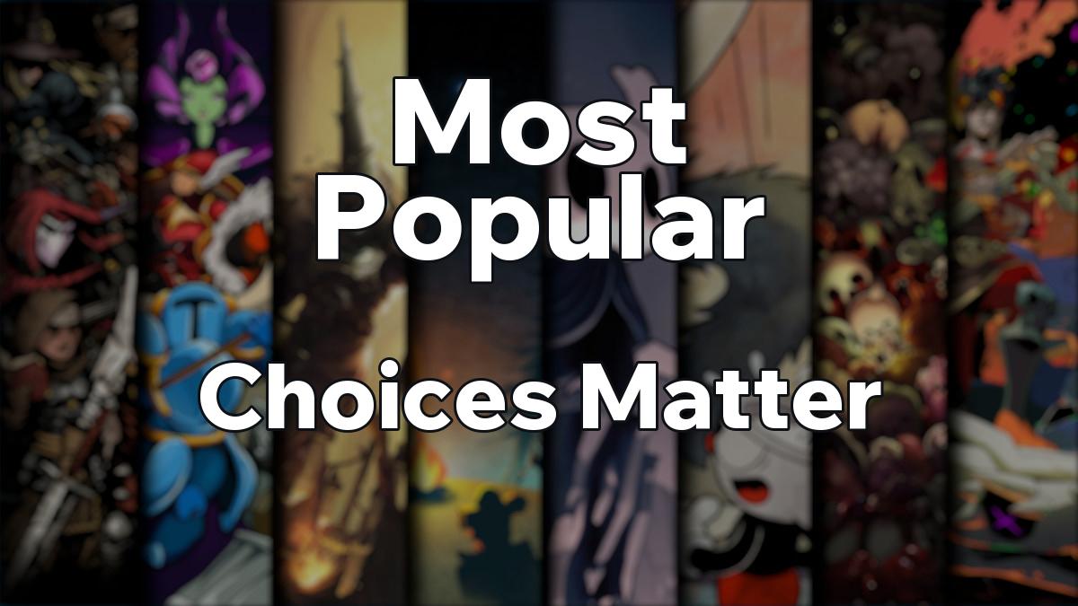 Most Popular Choices Matter Games on Steam · May 2026 · wasdland.com
