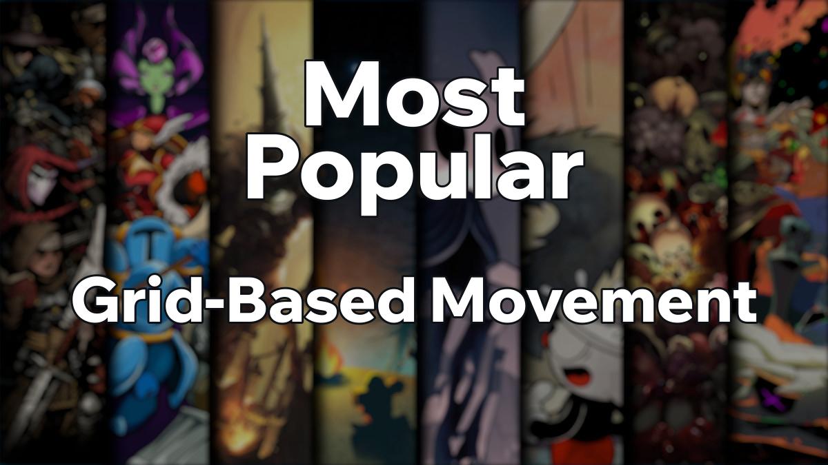 Most Popular Grid-Based Movement Games on Steam · May 2026 · wasdland.com
