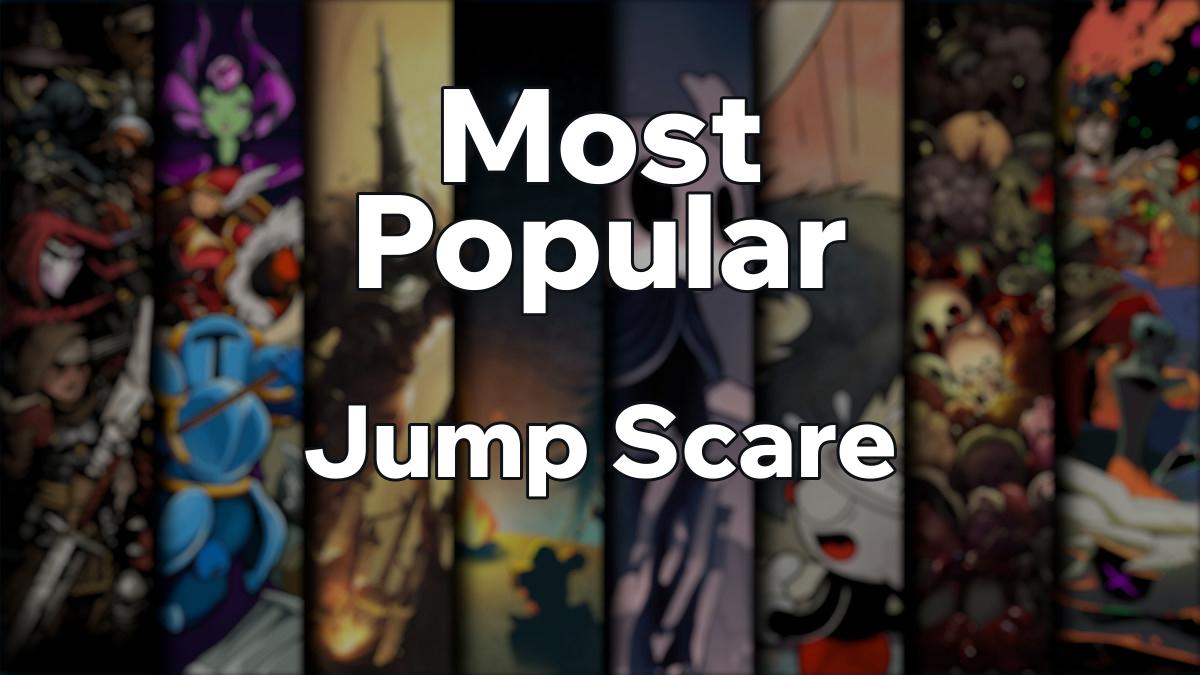 Most Popular Jump Scare Games on Steam · April 2026 · wasdland.com