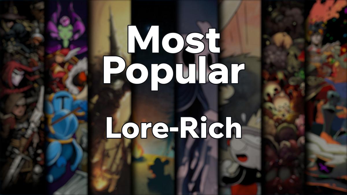 Most Popular Lore-Rich Games on Steam · May 2026 · wasdland.com