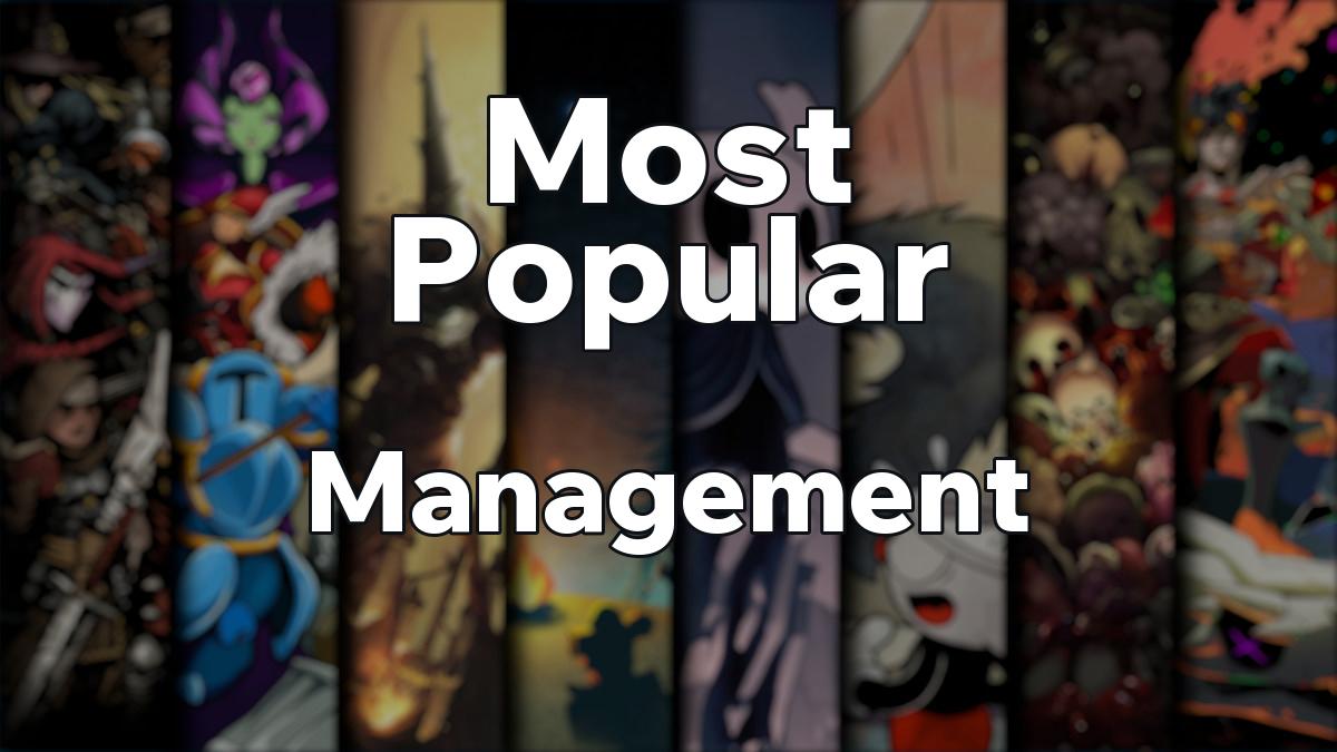 Most Popular Management Games on Steam · May 2026 · wasdland.com