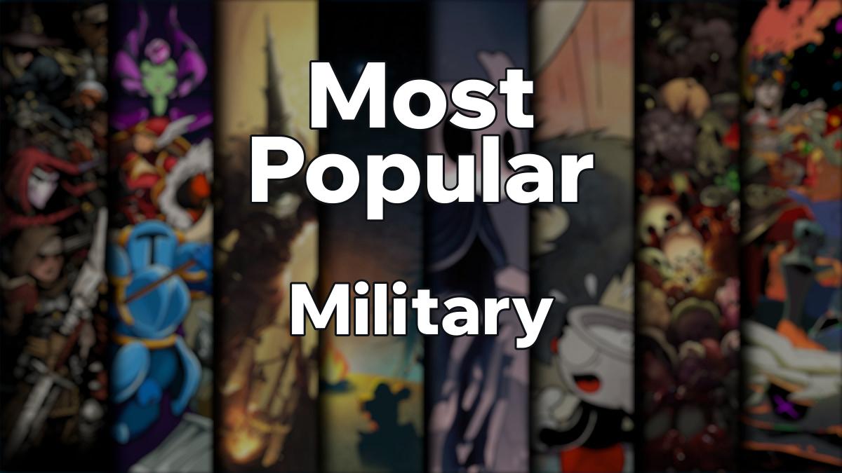 Most Popular Military Games on Steam · May 2026 · wasdland.com