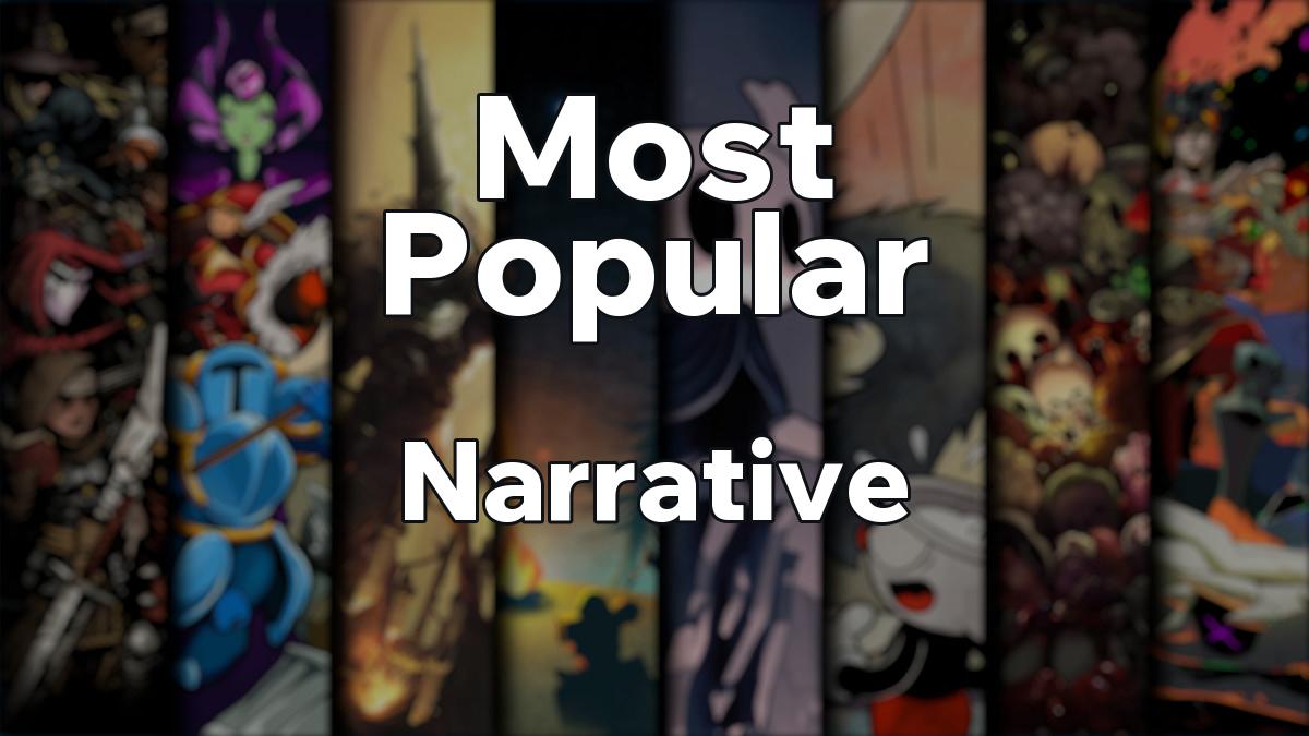 Most Popular Narrative Games on Steam · May 2026 · wasdland.com