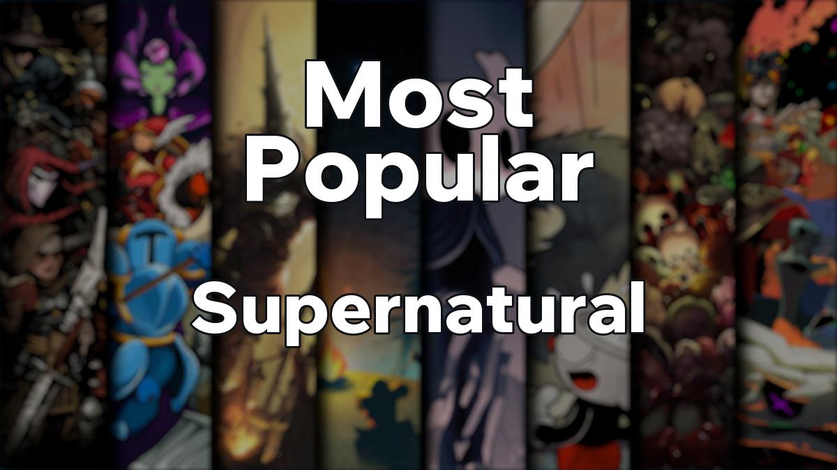 Most Popular Supernatural Games on Steam · March 2026 · wasdland.com